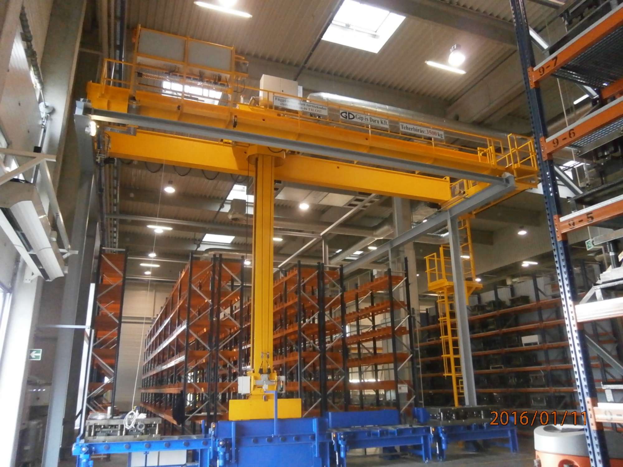 Daru gyártás: Híddaru, futódaru, portáldaru, bakdaru