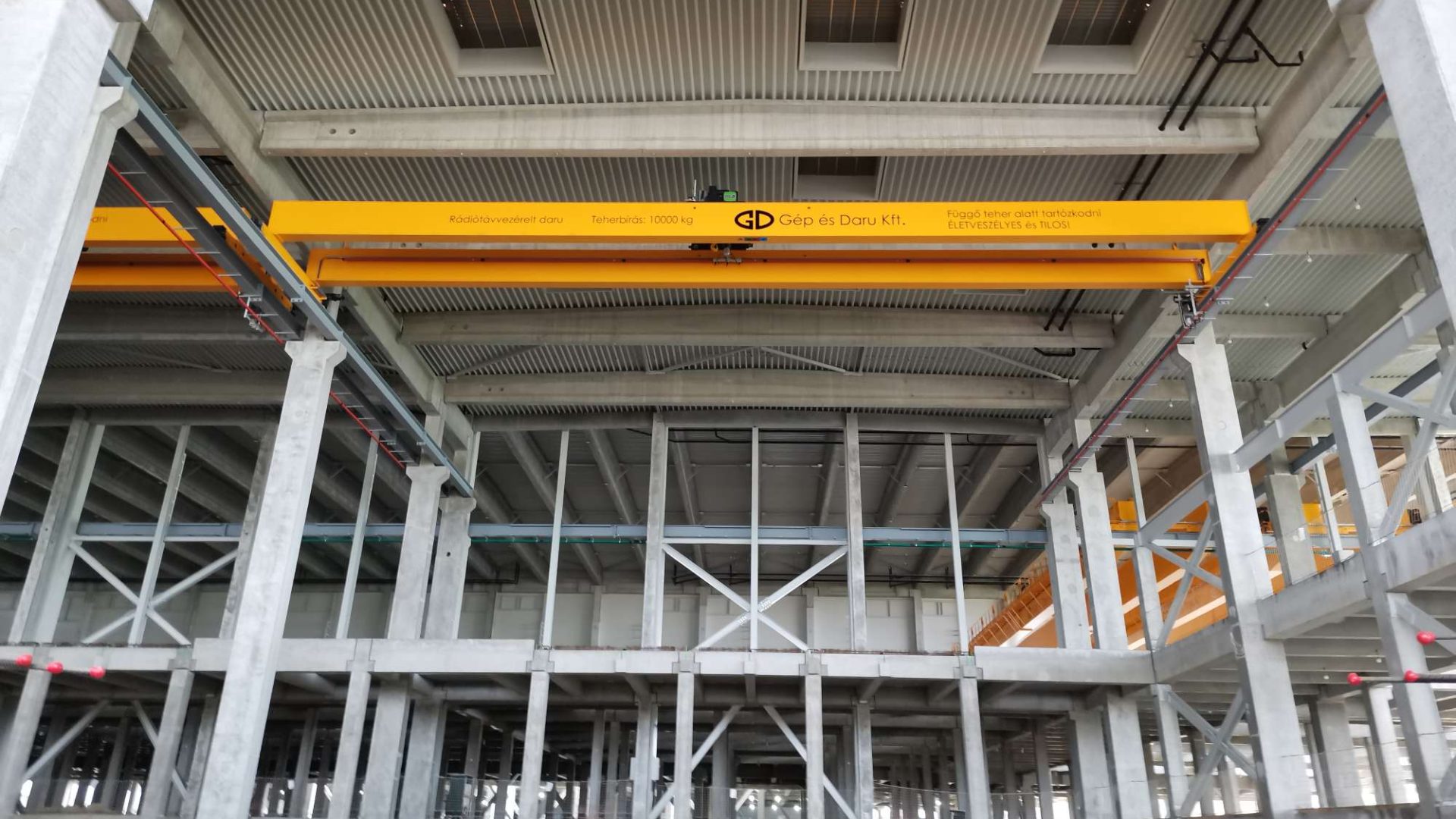 Daru gyártás: Híddaru, futódaru, portáldaru, bakdaru